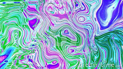 Psychedelic Animation in Abstract Style on Colorful Background ...