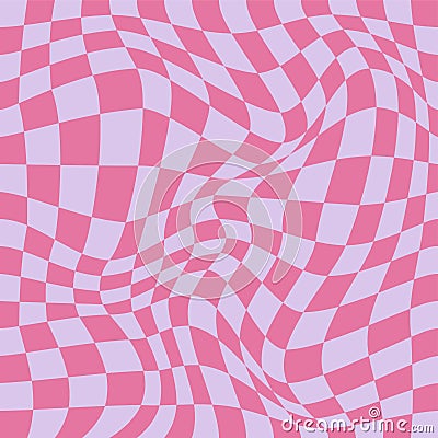 Psychedelic Checkerboard Poster Vector Illustration | CartoonDealer.com #349960386