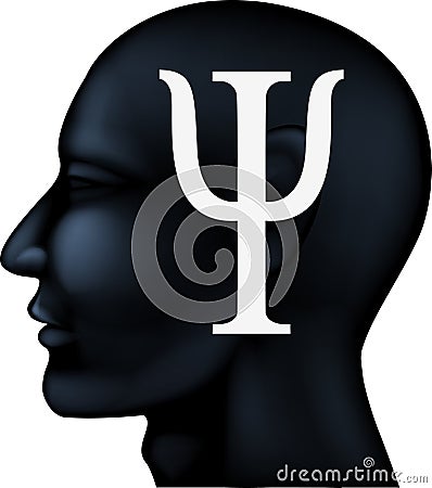 Psychiatry Symbol On People Silhouette Stock Photography - Image: 33243022