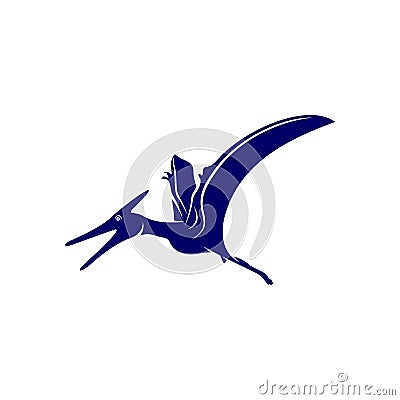 Pterosaurs Logo Design Vector. Icon Symbol. Template Illustration Stock ...