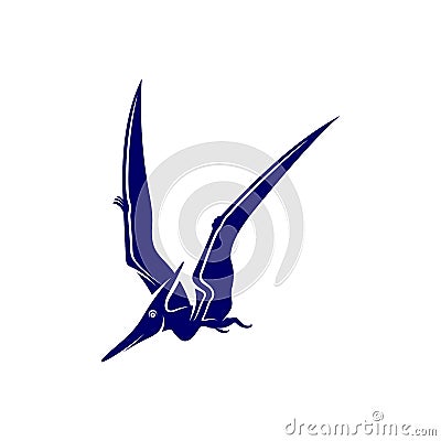 Pterosaurs Logo Design Vector. Icon Symbol. Template Illustration ...