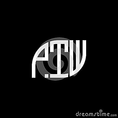 PTW Letter Logo Design On Black Background.PTW Creative Initials Letter ...