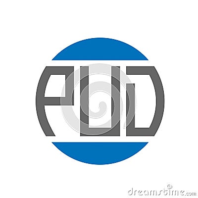 PUD Letter Logo Design On White Background. PUD Creative Initials ...