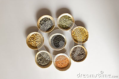 Pulses Collection On White Background Stock Photo | CartoonDealer.com ...