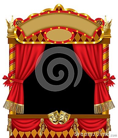 Puppet Show Booth Stock Photo - Image: 25632790