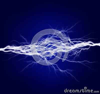 Pure Power and Electricity stock illustration. Illustration of charge ...