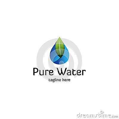 Pure Water Logo Template Stock Photography | CartoonDealer.com #204860924