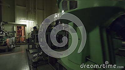 Purifiers in engine room stock video. Video of motor - 70636511