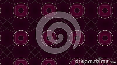 Purple and Black Seamless Tile Pattern with Circles Slide Animation ...