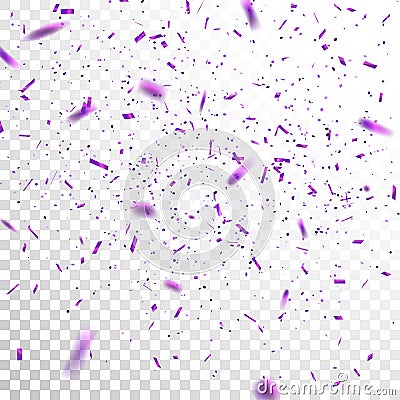 Purple Confetti. Vector Illustration | CartoonDealer.com #80132904