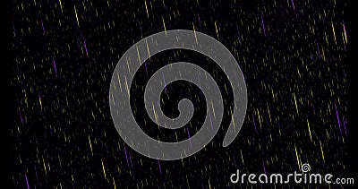Purple and Golden Rain Animation 4k Seamless Loop Stock Video - Video ...