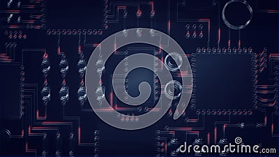 Purple motherboard moving stock footage. Video of high - 142718560