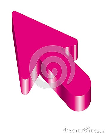Purple Mouse Pointer Royalty Free Stock Image - Image: 5330776