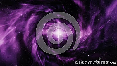 Purple Space Vortex with Starfield Loopable Motion Background Stock ...