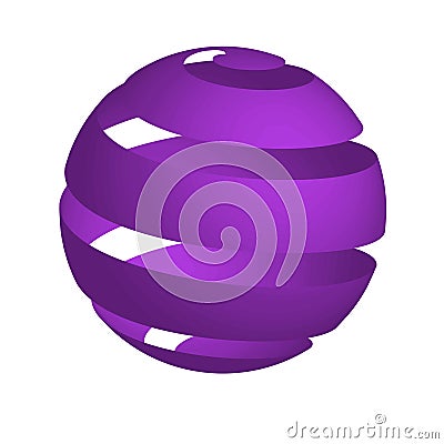 Purple Sphere Stock Photo - Image: 15918360