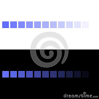 Purple, Violet Color Palette Fading Into Transparency. Purple Color ...