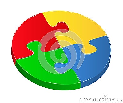 Puzzle Circle Royalty Free Stock Photography - Image: 21170747