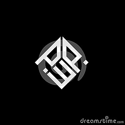 PWP Letter Logo Design On Black Background. PWP Creative Initials ...