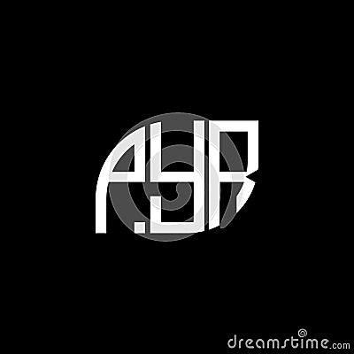 PYR Letter Logo Design On Black Background.PYR Creative Initials Letter ...