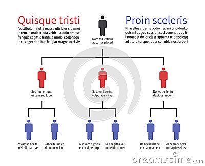 Pyramid Hierarchy Chart, Business Organization Structure With People ...