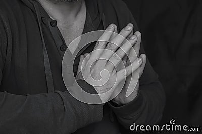 Pyramid Triangle Symbol Formed By Man Hands Royalty-Free Stock Photo ...