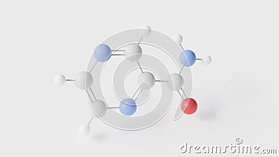 Pyrazinamide Molecule 3d, Molecular Structure, Ball And Stick Model ...