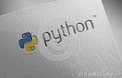 Python-3 On Paper Texture Editorial Photo | CartoonDealer.com #205684199