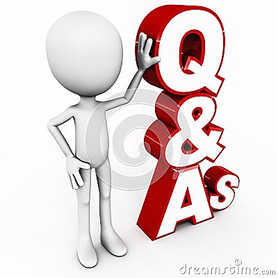 Q&A Stock Photo - Image: 28072030