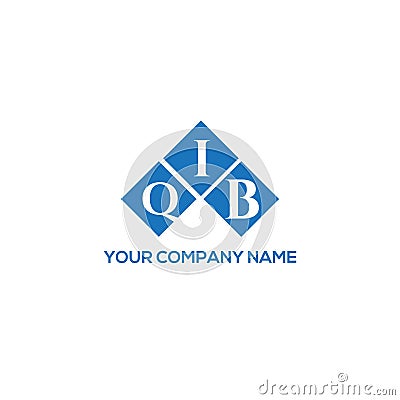 QIB Letter Logo Design On WHITE Background. QIB Creative Initials ...