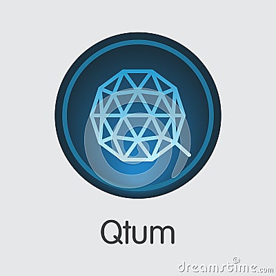 Qtum Crypto Currency. Vector QTUM Logo. | CartoonDealer.com #110359268