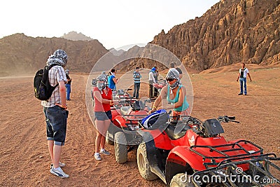 Quad Trip In Sinai Mountains Of Egypt Editorial Stock Image - Image ...