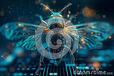 Quantum Computing In The World Of Insects Stock Photography ...