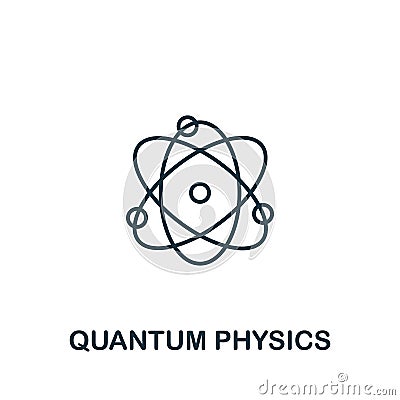 Quantum Physics Icon From Science Collection. Simple Line Element ...