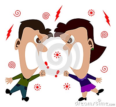 Quarrel Stock Photos - Image: 23973683