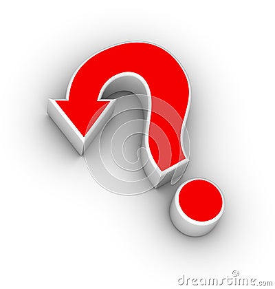 Question Mark With Arrow Royalty Free Stock Images - Image: 28246769