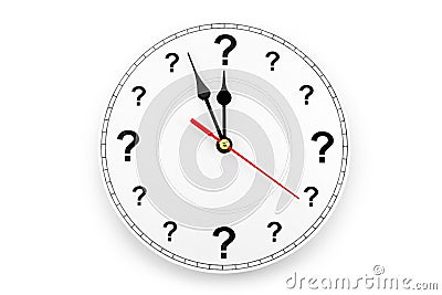 Question Mark Clock Royalty-Free Stock Photo | CartoonDealer.com #2127111