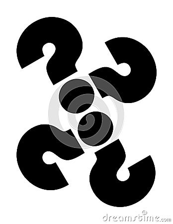 Geometric Question Mark Royalty-Free Stock Photo | CartoonDealer.com ...