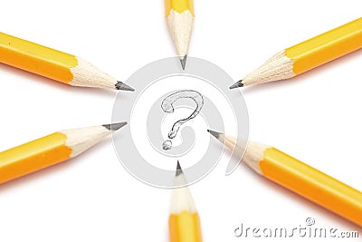 Question Mark And Pencils Royalty-Free Stock Photography ...