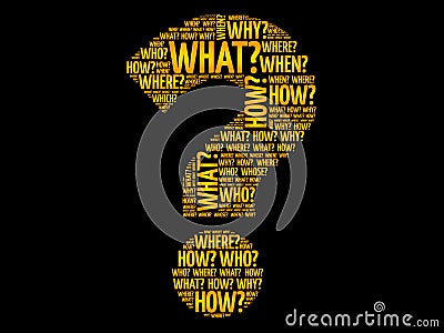 Question Mark, Question Words Cartoon Vector | CartoonDealer.com #199601533