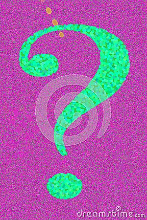 Question Mark With Three Dots Illustration | CartoonDealer.com #269833789