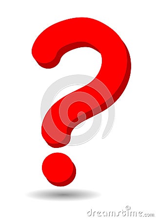 Question Mark Vector.Red Question Mark Illustration | CartoonDealer.com ...