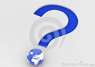 Question Mark And World Stock Image | CartoonDealer.com #55808251