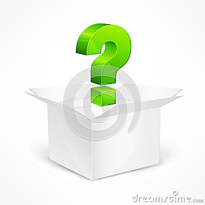 Question Marks In Box Cartoon Vector | CartoonDealer.com #72500043