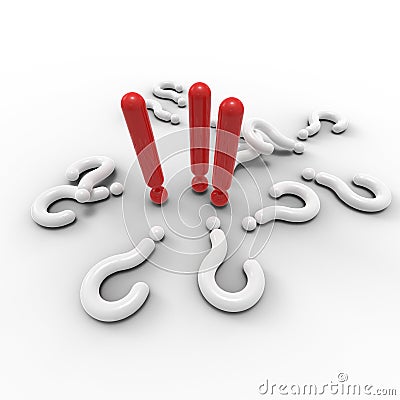 Question Marks And Exclamation Mark Stock Image | CartoonDealer.com ...