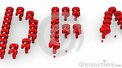 Question Marks Form the Word Stock Footage - Video of form, inspiration ...