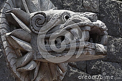 Quetzalcoatl Aztec God Statue