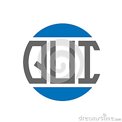 QUI Letter Logo Design On White Background. QUI Creative Initials ...