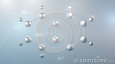 Quinoline Molecular Structure, 3d Model Molecule, Heterocyclic Aromatic ...