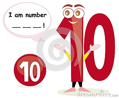 Quiz Game With Number Ten Royalty Free Stock Photos - Image: 16544218