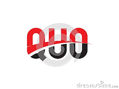 QUO Letter Initial Logo Design Vector Illustration | CartoonDealer.com ...